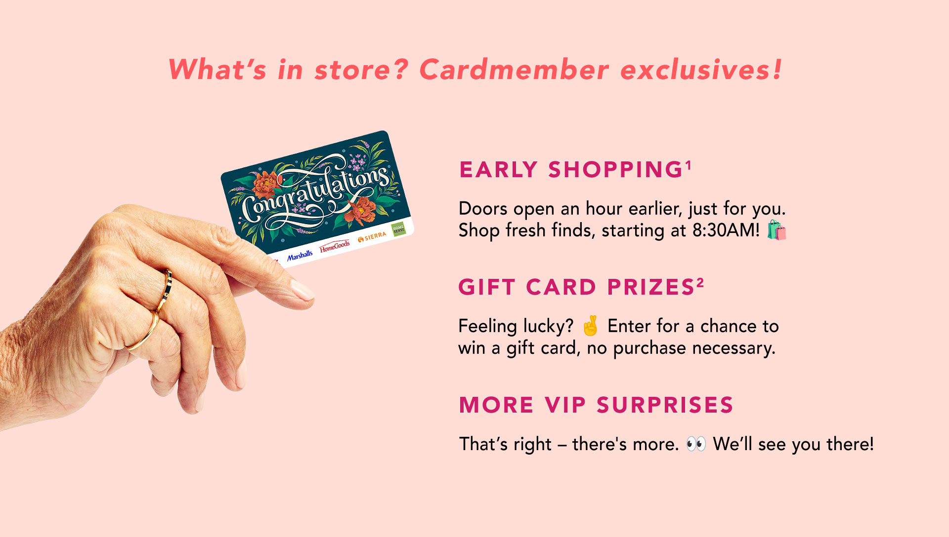 Card Members Shop First | TJXRewards
